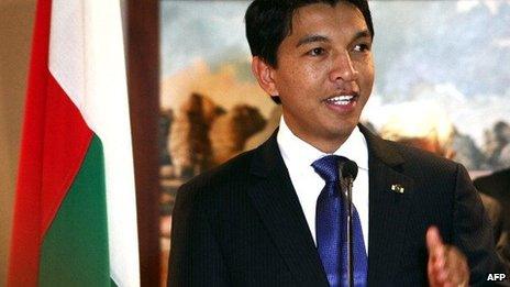 Madagascar President Rajoelina to stand in July poll - BBC News
