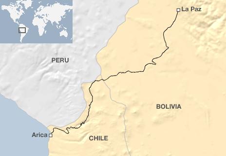 Bolivia-Chile railway marks 100 years at time of strife - BBC News