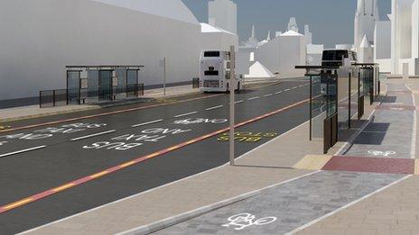 Manchester unveils 'Dutch-style' cycle lane plans - BBC News