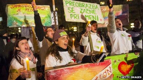 Slovenia struggles to avoid EU bailout - BBC News