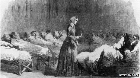 Derbyshire Nurses honour Florence Nightingale - BBC News