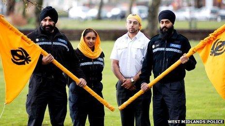 New Sikh association for West Midlands police officers - BBC News
