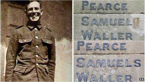 Shepreth war memorial: Soldier's name corrected - BBC News