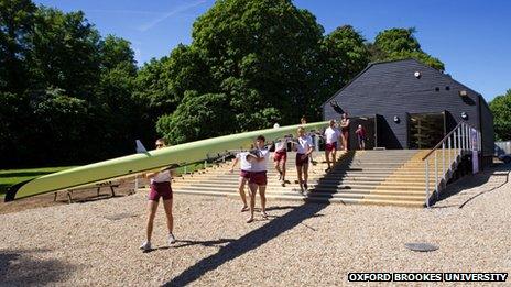 Oxford Brookes University opens elite rowing facilities - BBC News