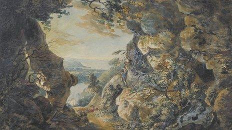 Turner Avon Gorge painting acquired by Bristol council - BBC News