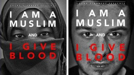 'I am a Muslim and I give Blood' - push for donors in London. - BBC News