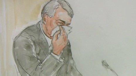 Iain Lawrence trial: 'Leg spasm caused wife's death' - BBC News
