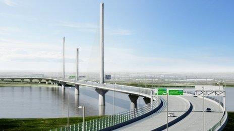 Mersey Gateway bridge project gets under way - BBC News