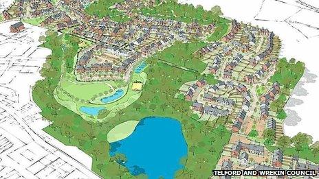 Doseley quarry homes plan recommended for approval - BBC News