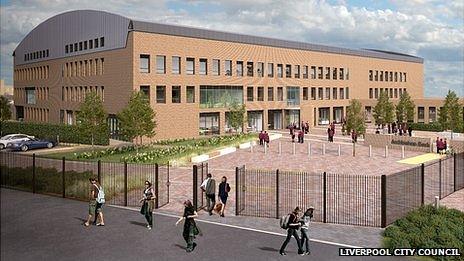 Work begins on Archbishop Beck Catholic Sports College in Fazakerley ...