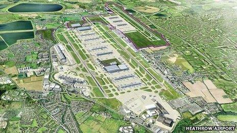 Heathrow submits third runway options to Davies Commission - BBC News