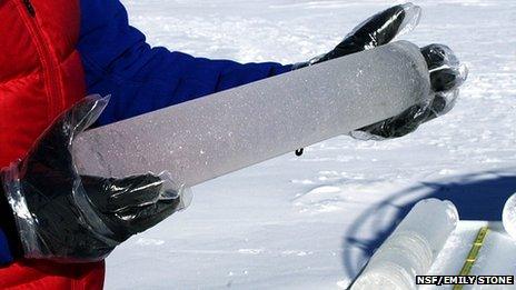 Ice core data supports ancient space impact idea - BBC News