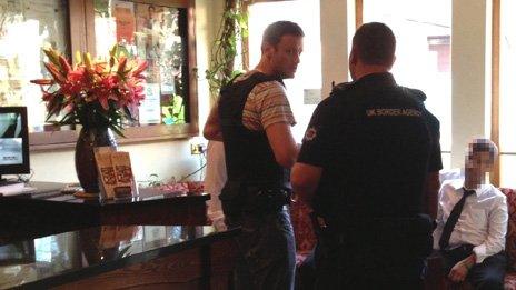 Sheffield restaurant immigration raid leads to five arrests - BBC News
