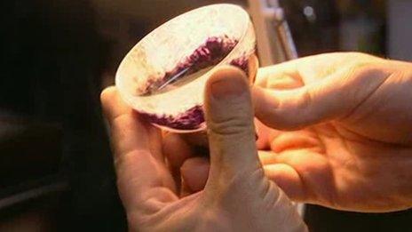 'Lost' Blue John stone vein rediscovered after 68 years - BBC News