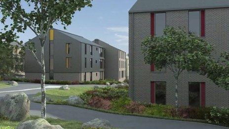 Aberystwyth University's £45m student halls plan unveiled - BBC News