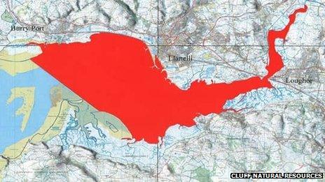 Meeting over coal gas plan for Loughor Estuary - BBC News