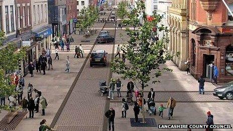 Fishergate, Preston: £3.4m plan for city centre shopping - BBC News