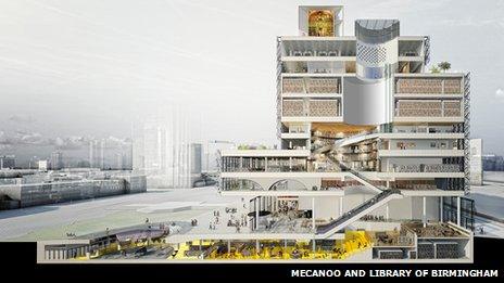 'Reinventing the library': Birmingham's futuristic vision - BBC News