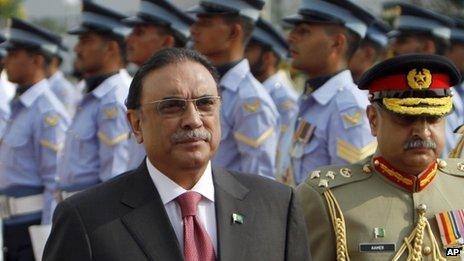 Asif Ali Zardari steps down as Pakistan president - BBC News
