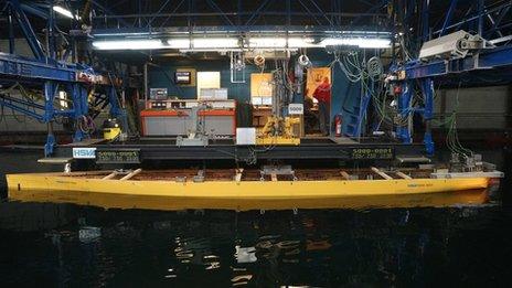 Titanic II: Replica of proposed liner tested - BBC News