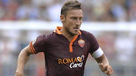 Francesco Totti: Roma captain and striker 'to retire from playing ...