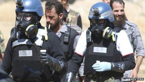 UN chemical weapons inspectors 'to return to Syria' - BBC News
