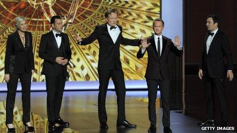 Emmy Awards show wins bigger TV audience - BBC News