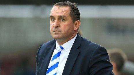 Martin Allen: Gillingham chairman Paul Scally defends sacking - BBC Sport