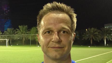 Footballer in Qatar: World Cup is a great opportunity - BBC News