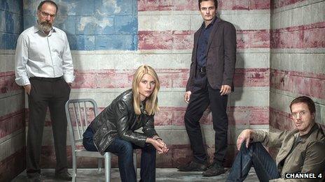 Homeland UK ratings slightly down - BBC News