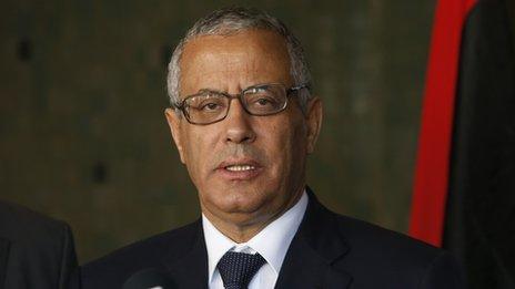 Libyan PM Ali Zeidan detained by militia - BBC News