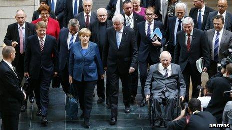 Germany's CDU and SPD plan third round of coalition talks - BBC News