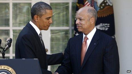 Obama picks Jeh Johnson as new Homeland Security head - BBC News