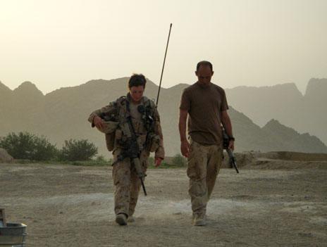 Captain Collette: The life of a woman on the front line - BBC News