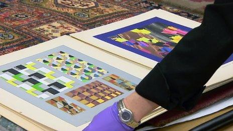 World at their feet: Carpet factory archive opens to public - BBC News