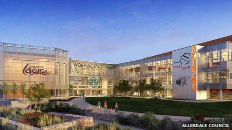 Leisure complex to be built in Workington town centre - BBC News