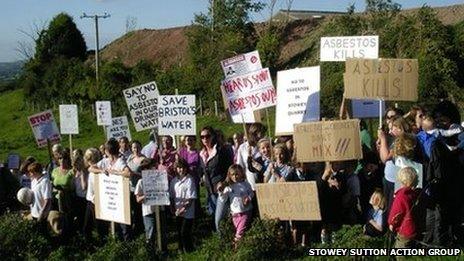 Stowey Quarry asbestos dump: Inspector rejects planning appeal - BBC News