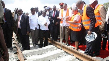Kenya launches new railway to reach South Sudan and Burundi - BBC News