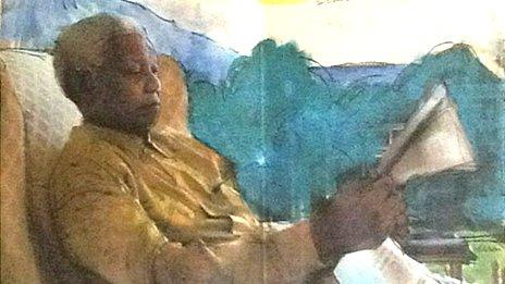 Nelson Mandela's portrait artist Harold Riley - BBC News