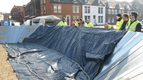 Boston floods: Defence repairs spend passes £1m - BBC News