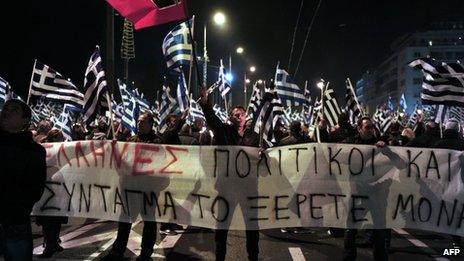 Glimmers of hope for Greek future - BBC News