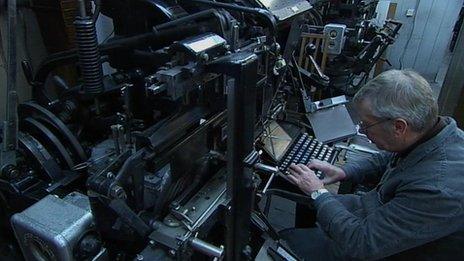 Traditional printer looks to museum plan - BBC News