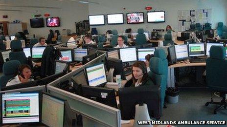 West Midlands Ambulance Service has 'four new year 999 calls a minute ...