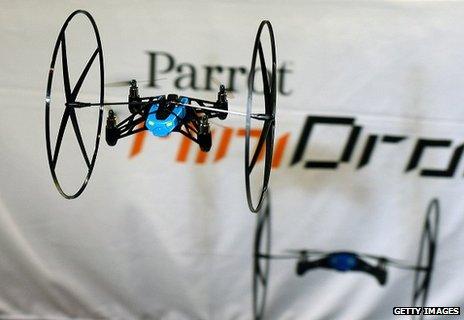 CES 2014: Parrot's latest app-driven toys jump and fly - BBC News