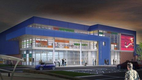Plans unveiled for £8m leisure centre in Royton - BBC News