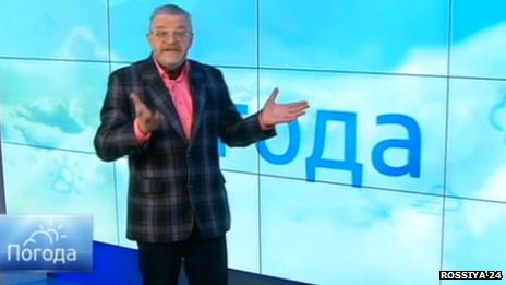 Ukraine: Russian weatherman says protesters risk cancer - BBC News