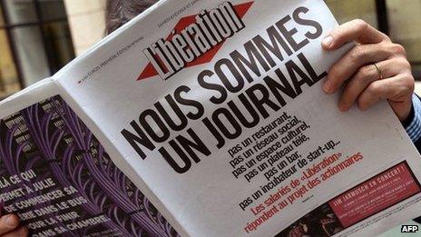 Liberation newspaper boss quits over restructuring row - BBC News