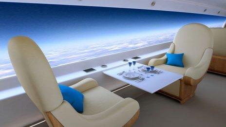 Sedgefield firm develops screens for windowless planes - BBC News