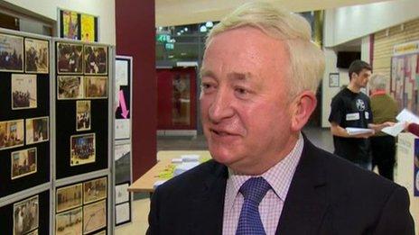 Downe Hospital: Hundreds protest at reduced A&E services - BBC News