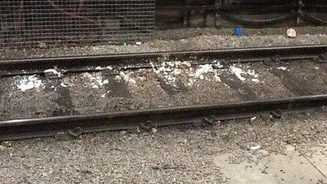 Criticism over raw sewage dumped in stations by trains - BBC News